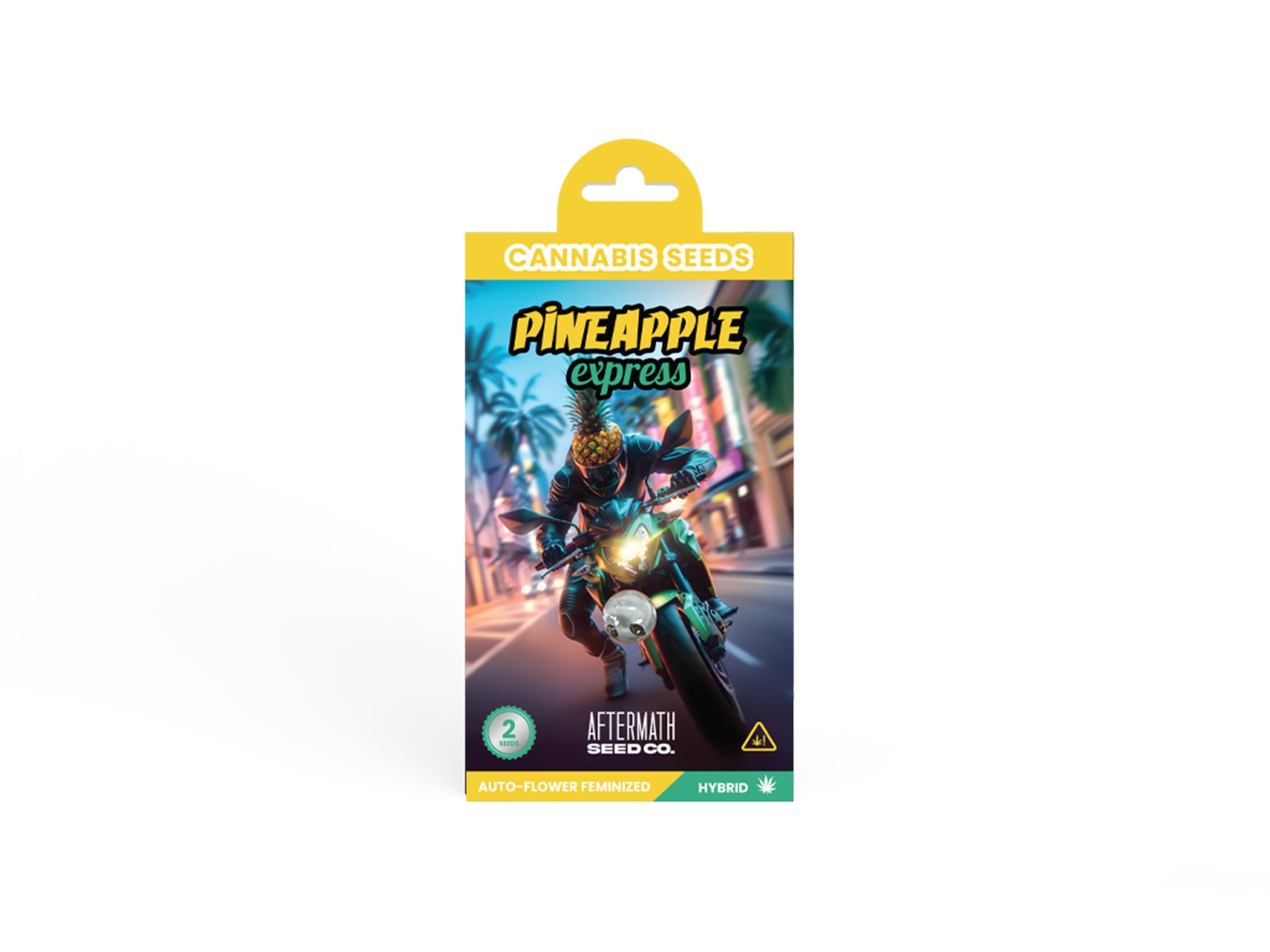 Pineapple Express Cannabis Seeds (2-Seed Blister) – aftermath-seeds